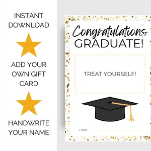 Printable Graduation Gift Card Holder, Graduation Gift Idea, Gift for ...