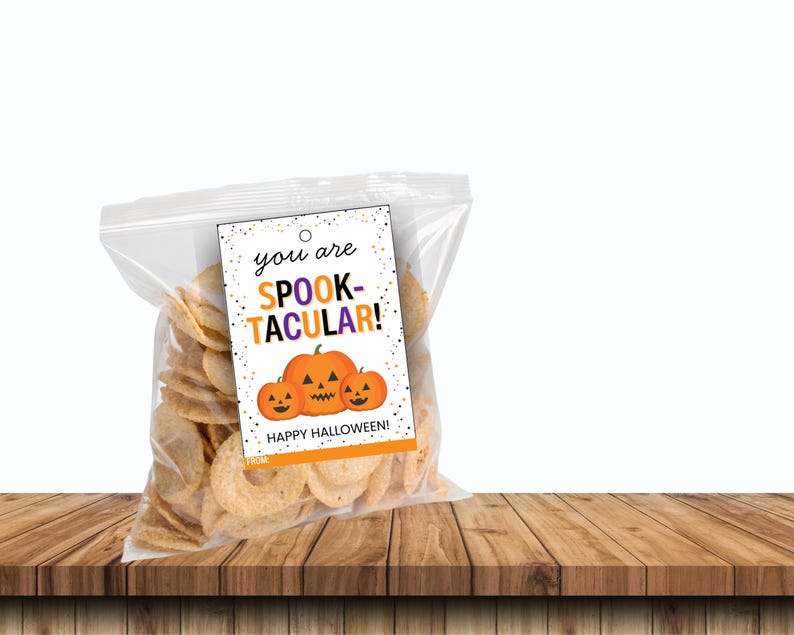 Printable Boo Basket Gift Tags – You Are Spook-tacular – Halloween ...