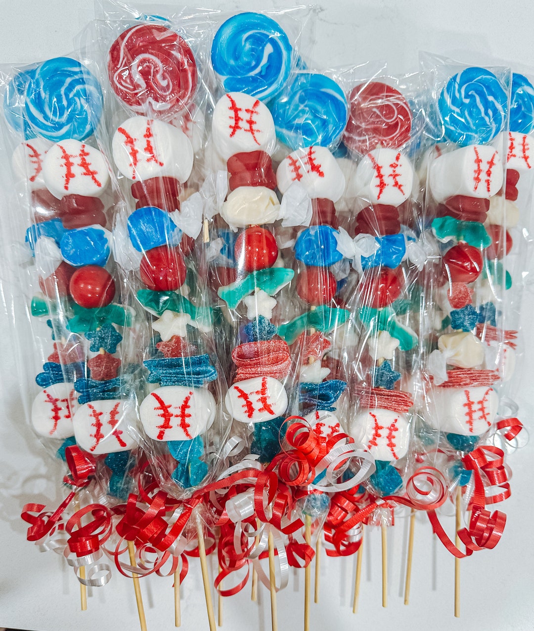 Baseball Candy Kabob - Etsy