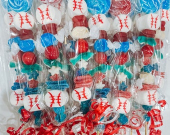 Baseball Candy Kabob - Etsy