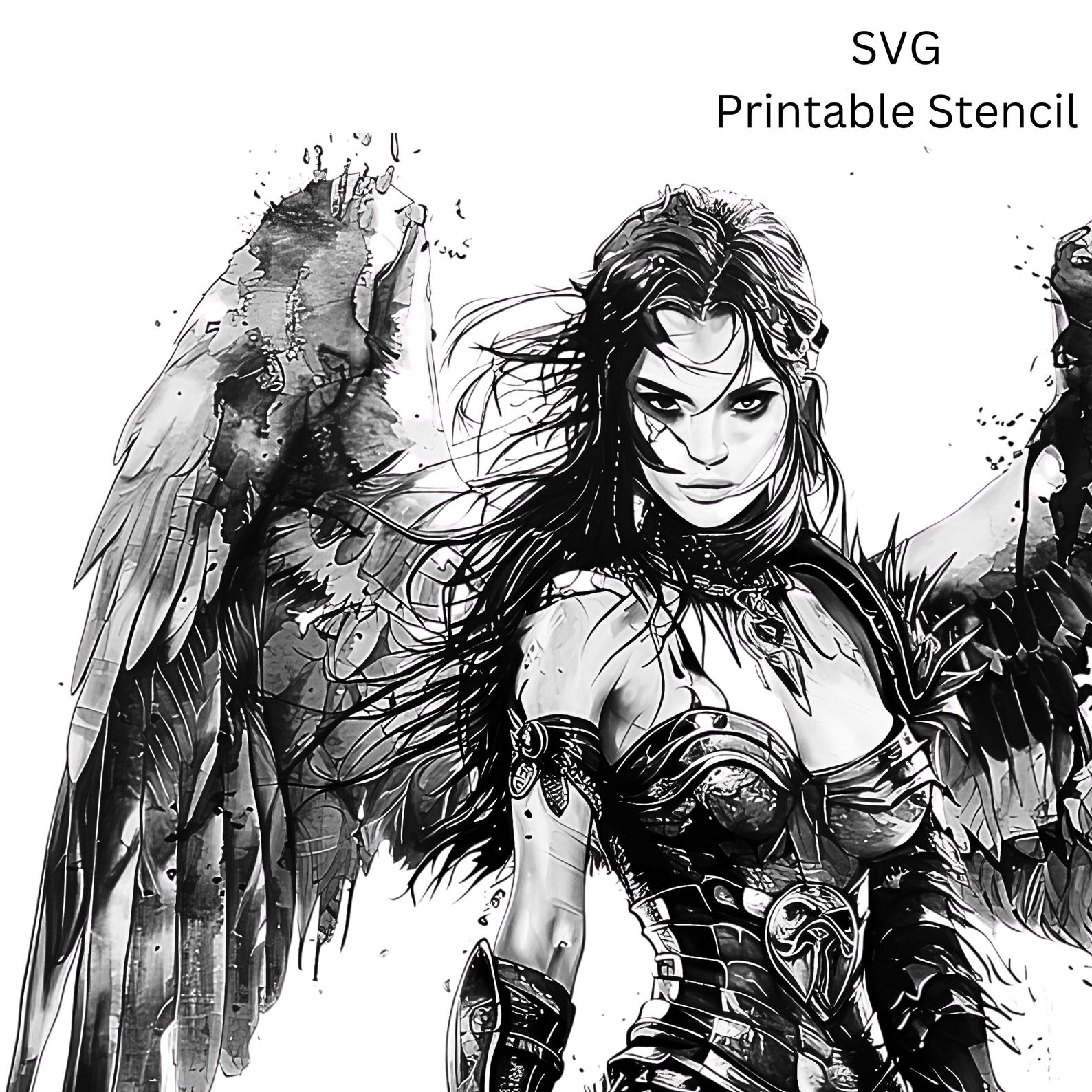 Valkyrie |tattoo Design | Angel | Norse Illustration | PNG Transparent ...