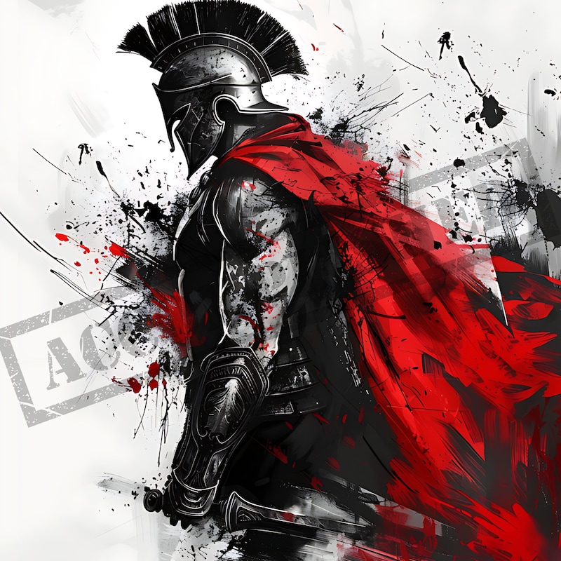 Spartan Tattoo - Etsy