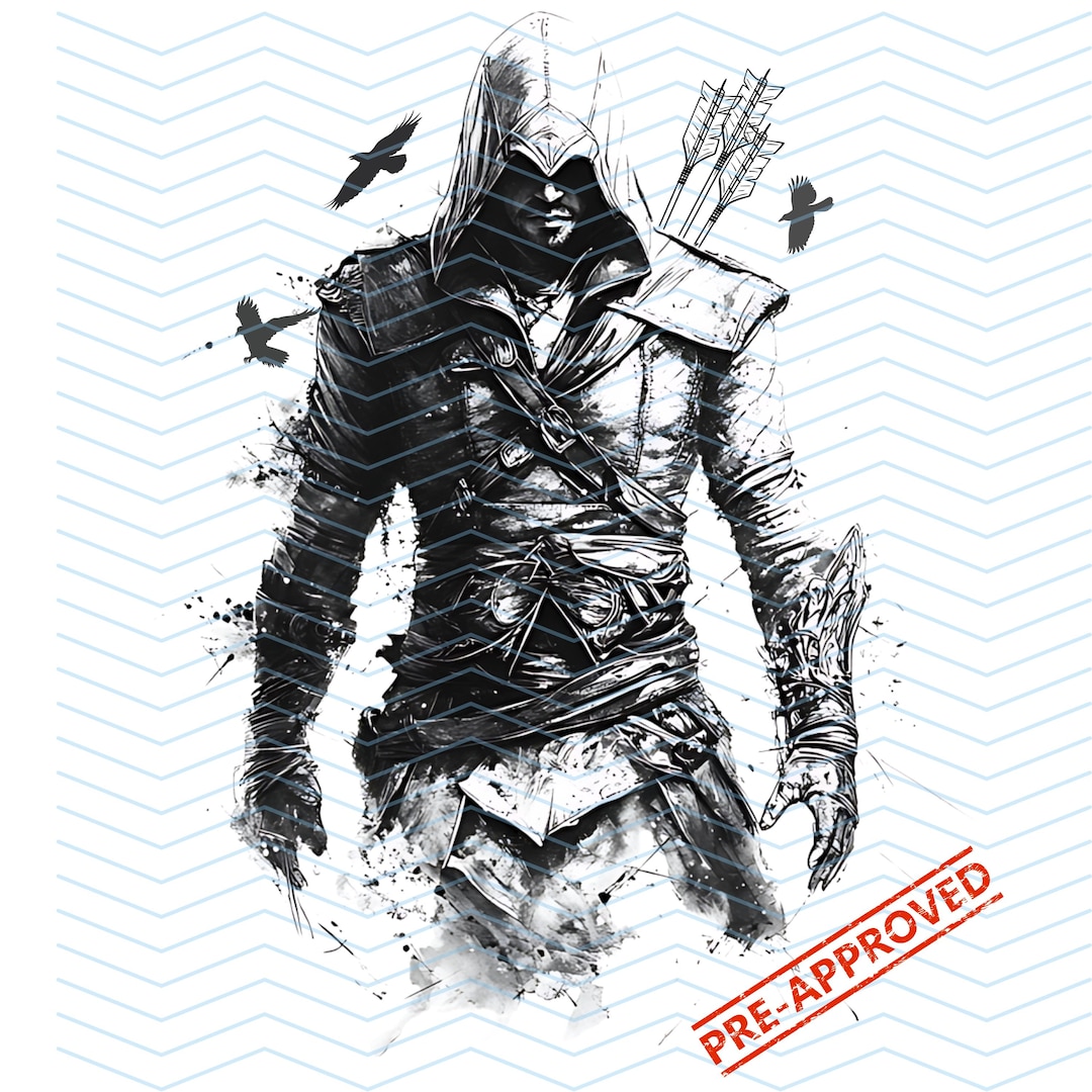 Assassin's Creed |tattoo Design | Canvas Art | Print SVG Template ...