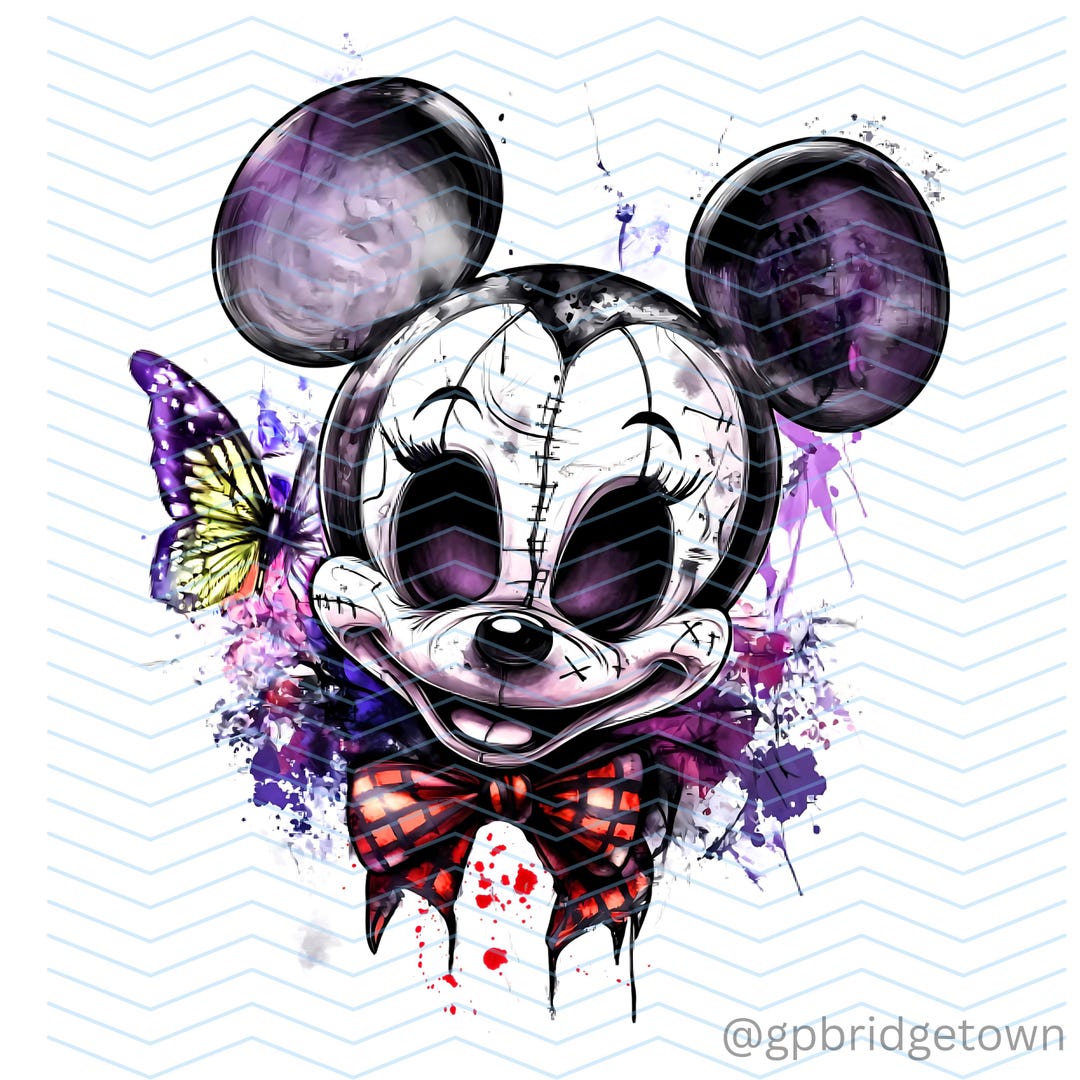 Voodoo Mickey Mouse | Tattoo Design | T-shirt Decal | Canvas Art | SVG ...