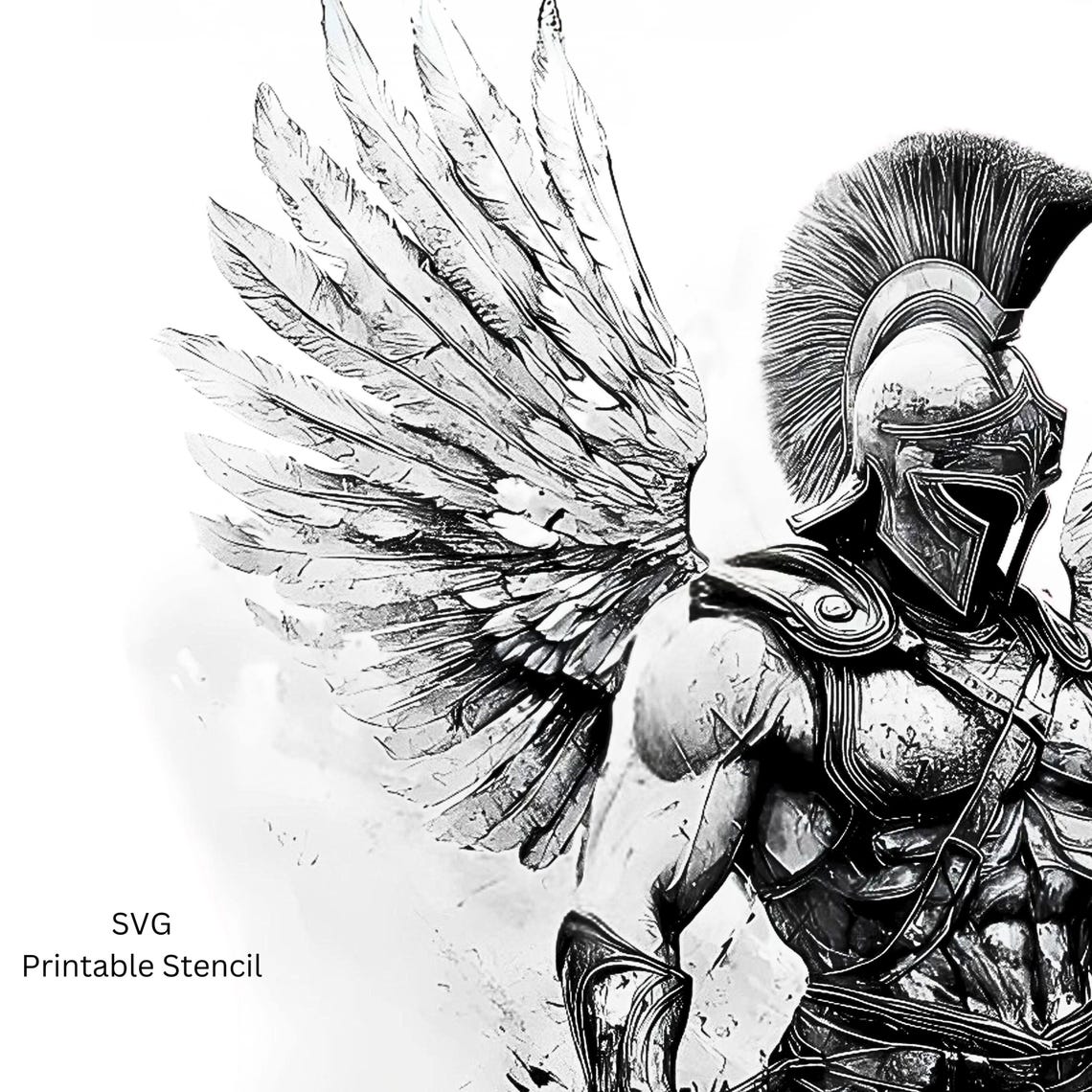 Ares Tattoo Design | Greek God | Canvas Art | Clip Art Image ...