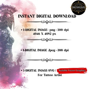 Valkyrie Tattoo Design | High Resolution 4K PNG Transparent Background ...