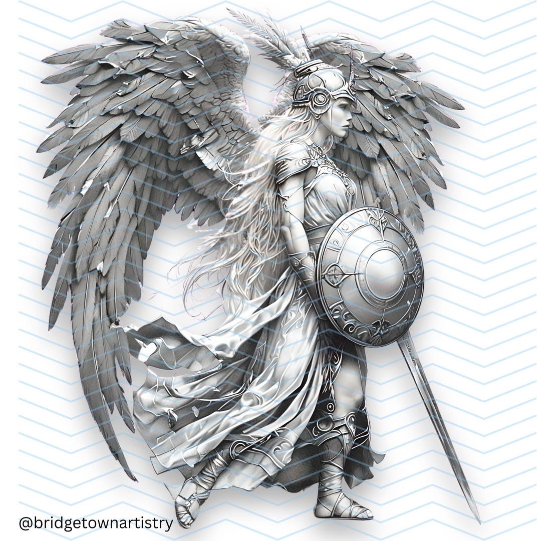 Valkyrie Tattoo Design | Norse Art | Canvas Art | Clip Art Image ...