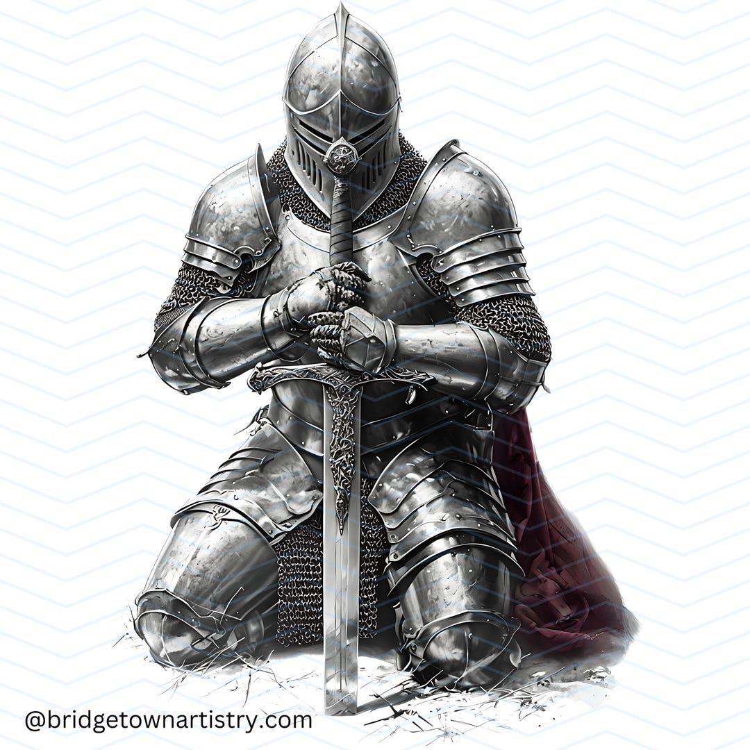 Knight | Tattoo Design | T-shirt Decal | Canvas Art | SVG Print ...