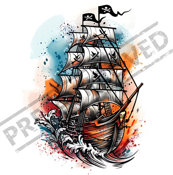 Galleon Ship Tattoos Free Ship Tattoo Art Image | Download At