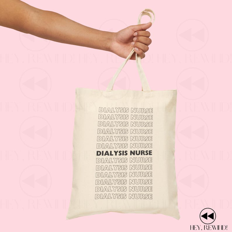 Dialysis Nurse Tote Bag: Nephrology Nursing Appreciation Gift, CDN ...