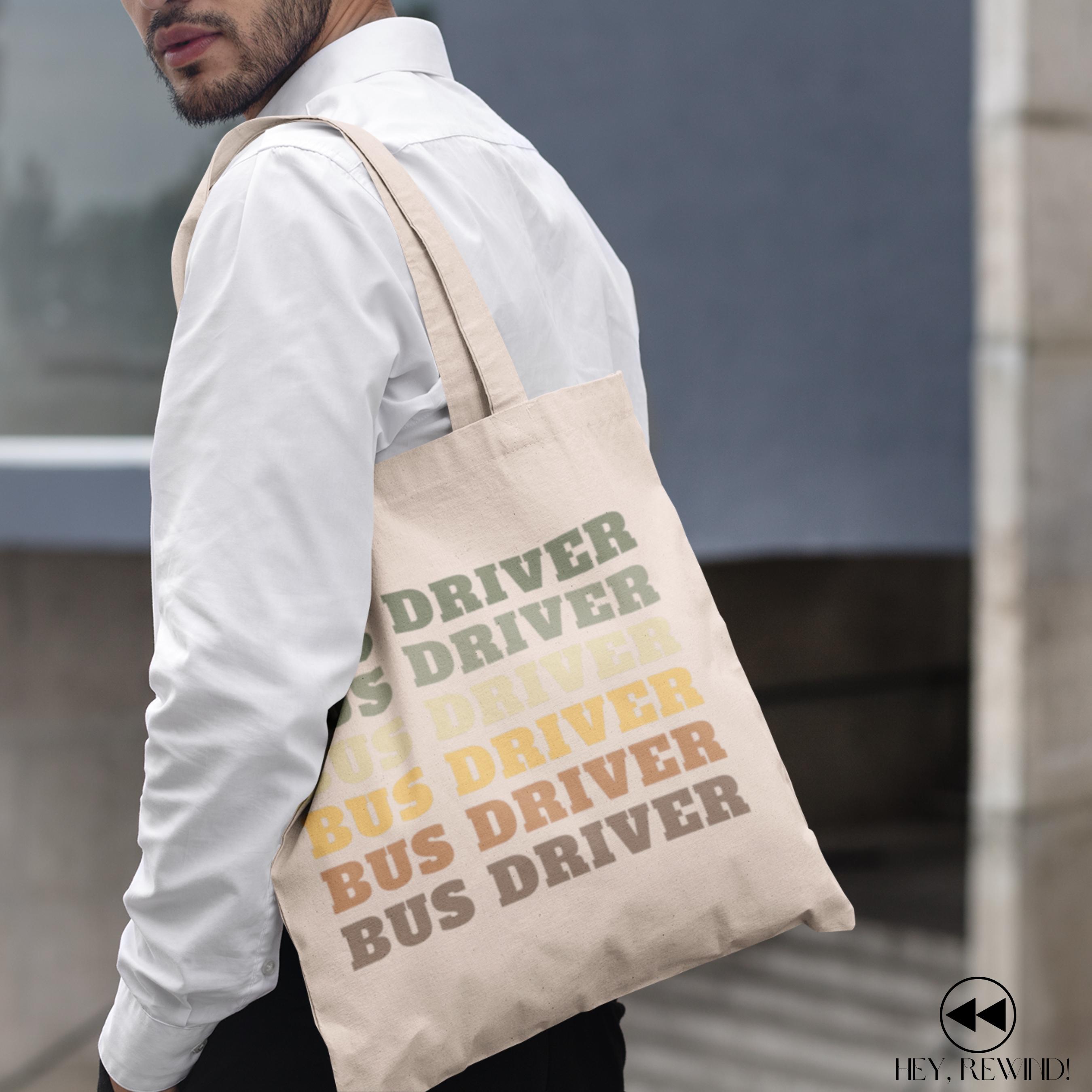Vintage Bus Drivers Tote Bag Natural Color, Perfect Appreciation Gift ...