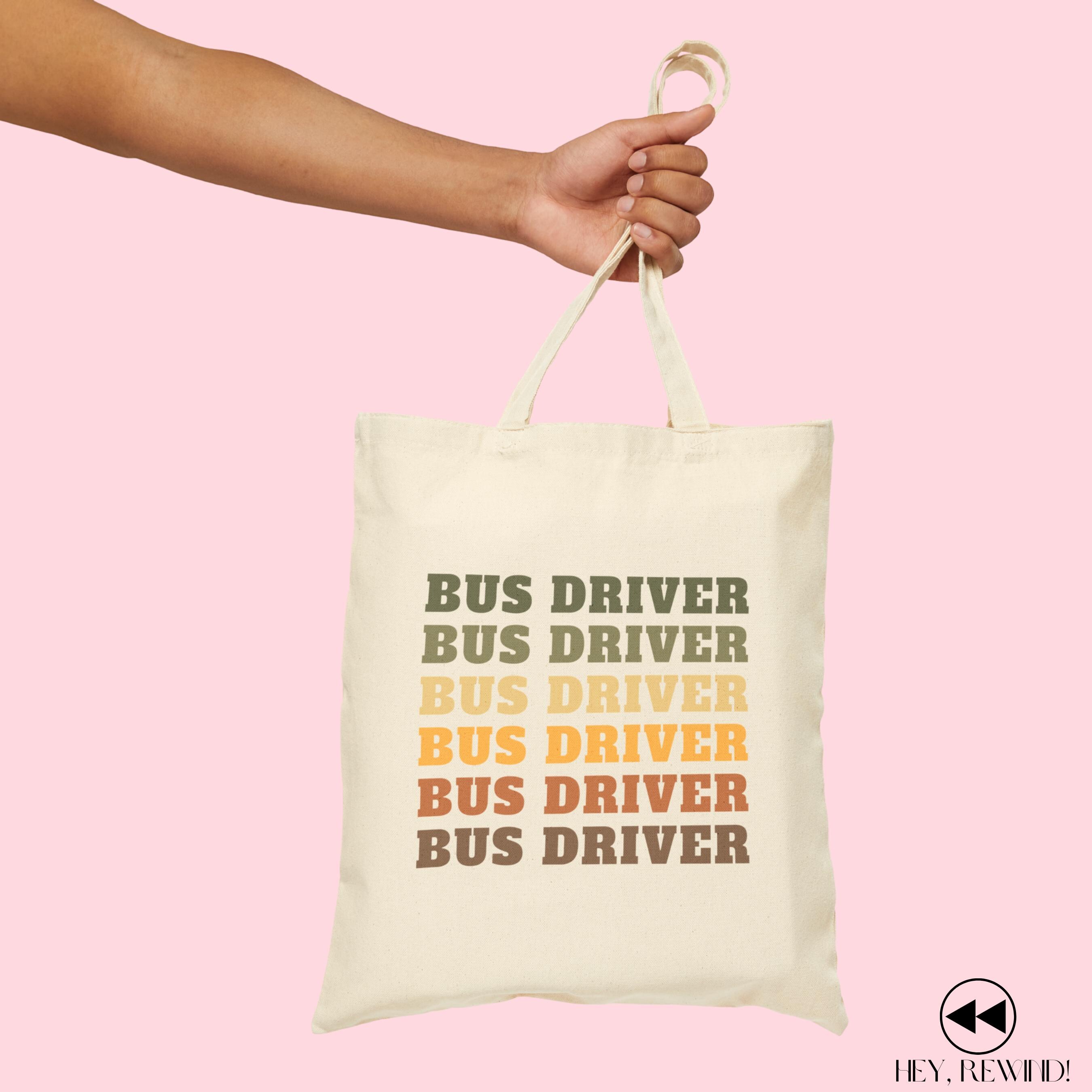 Vintage Bus Drivers Tote Bag Natural Color, Perfect Appreciation Gift ...