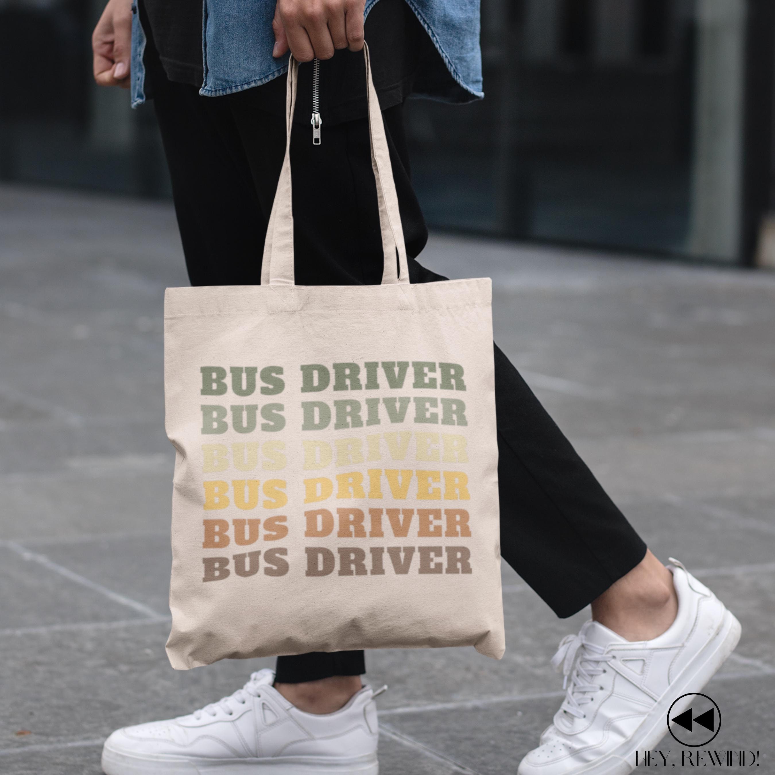 Vintage Bus Drivers Tote Bag Natural Color, Perfect Appreciation Gift ...