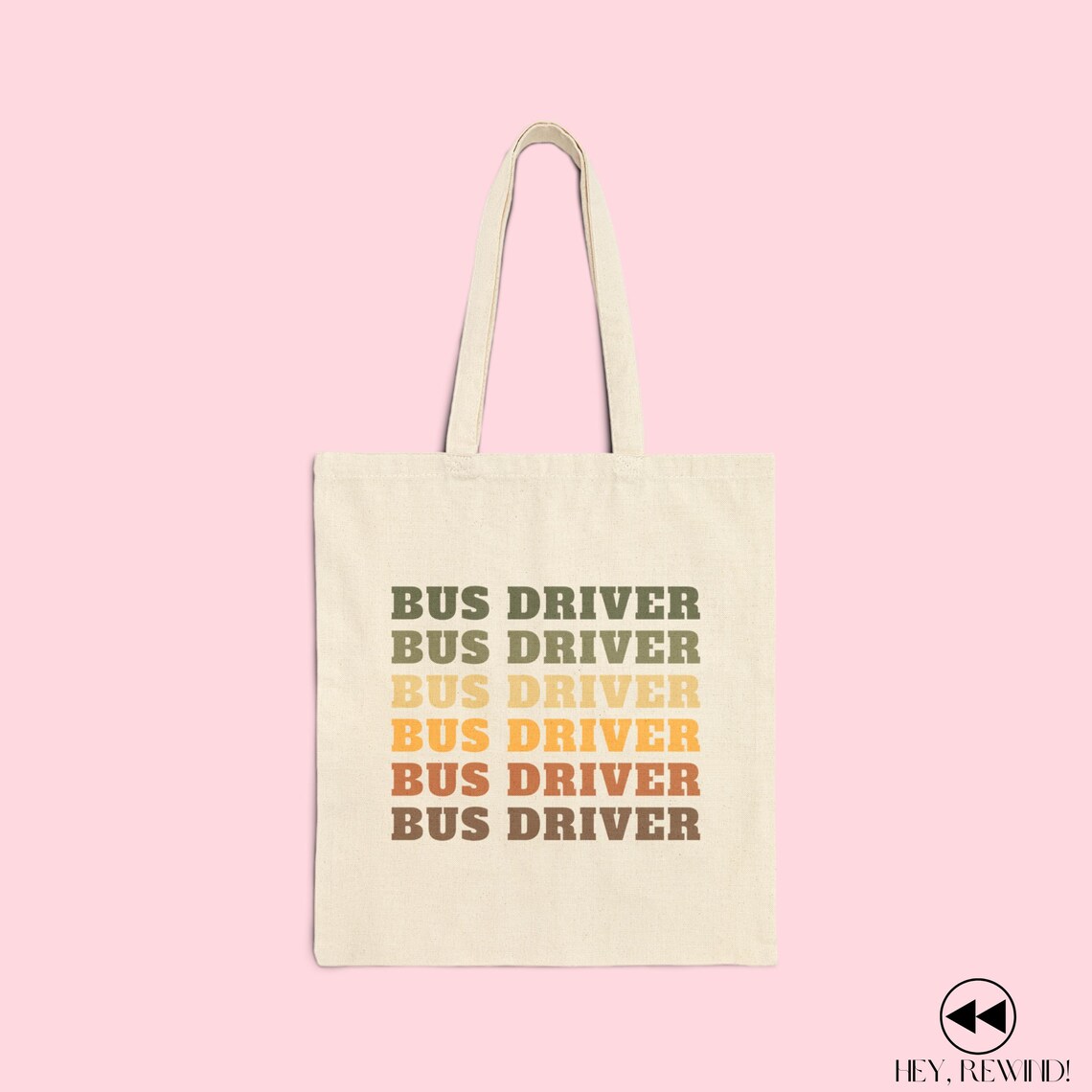 Vintage Bus Drivers Tote Bag Natural Color, Perfect Appreciation Gift ...