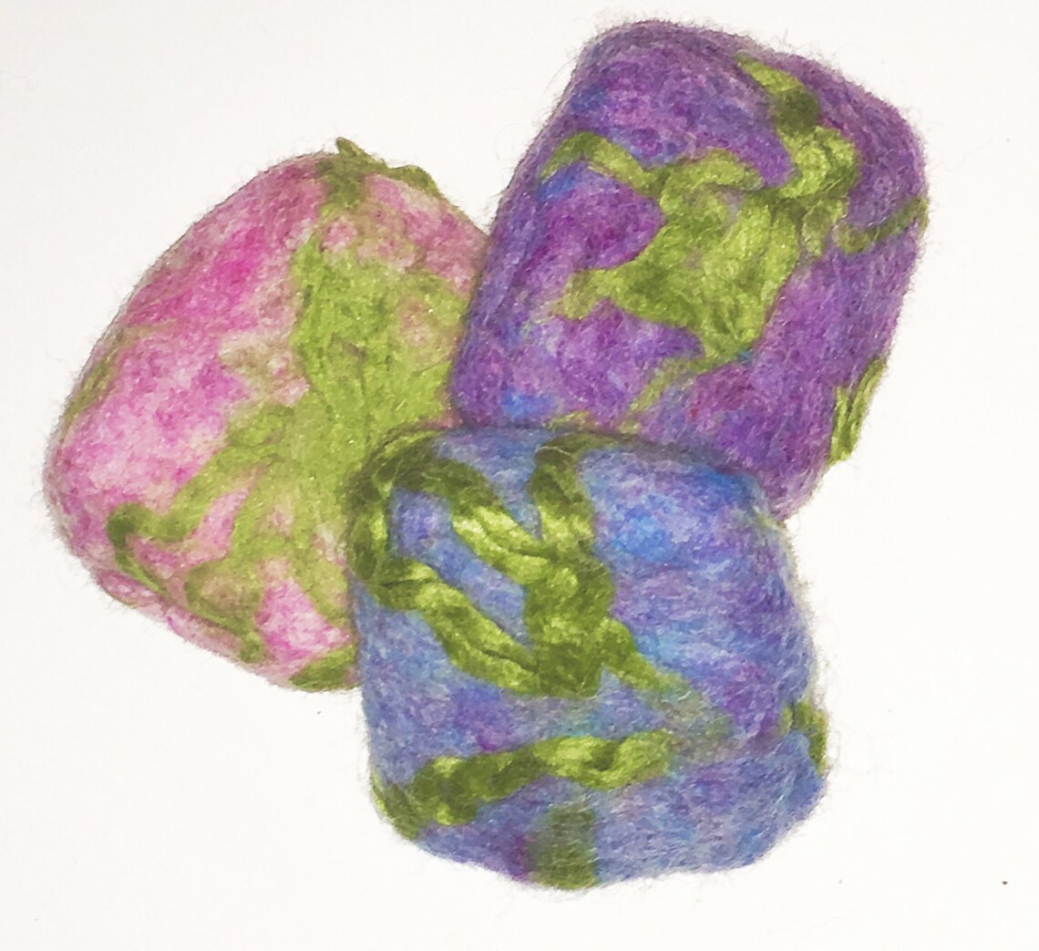 DIY Soap Craft Kit Learn the Art of Wool Felting Around Soap - Etsy