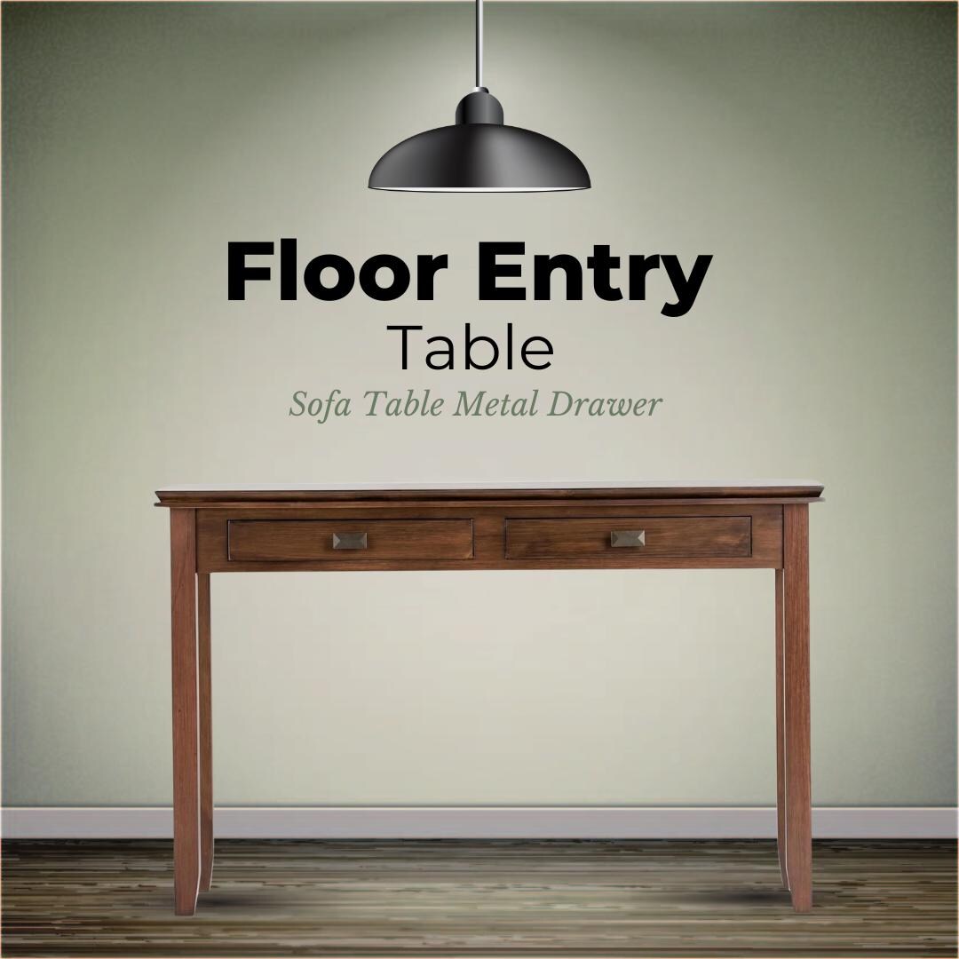 Solid Wood Desk Wooden Desk With Drawers Computer Floor Standing Desk ...