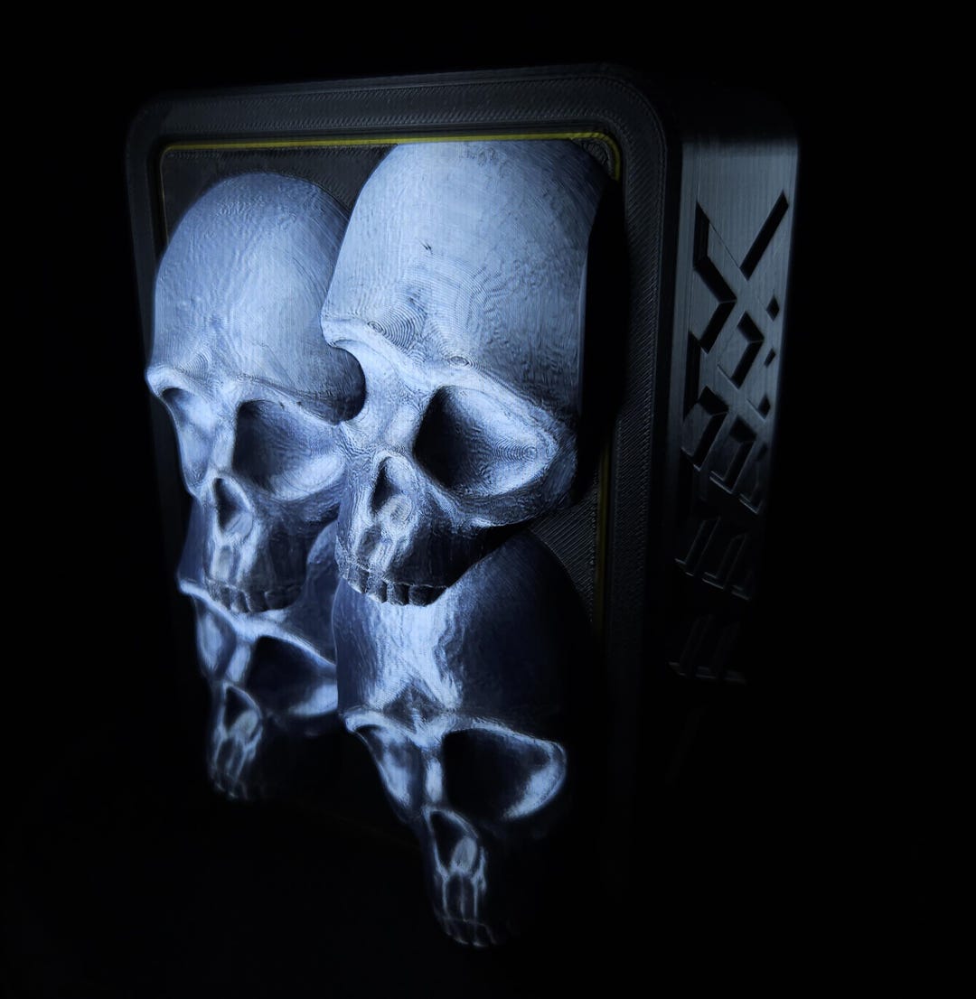 Sliding Skull Box - Etsy