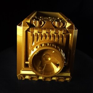 Golden Clockwork Box - Etsy