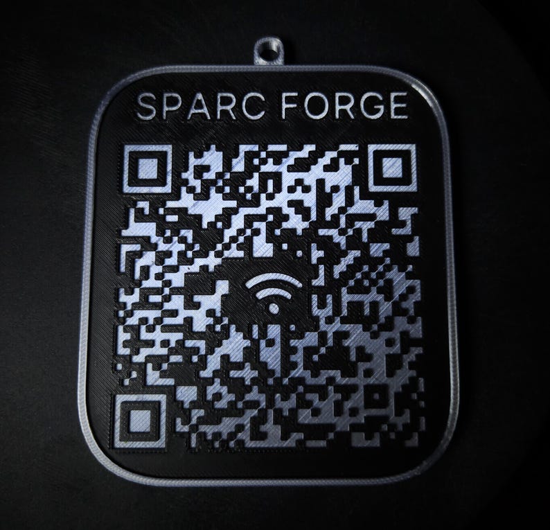 Qr Tag With Embedded Nfc Scan Tag - Etsy
