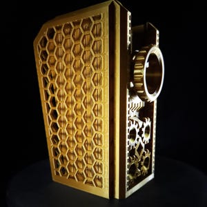 Golden Clockwork Box - Etsy