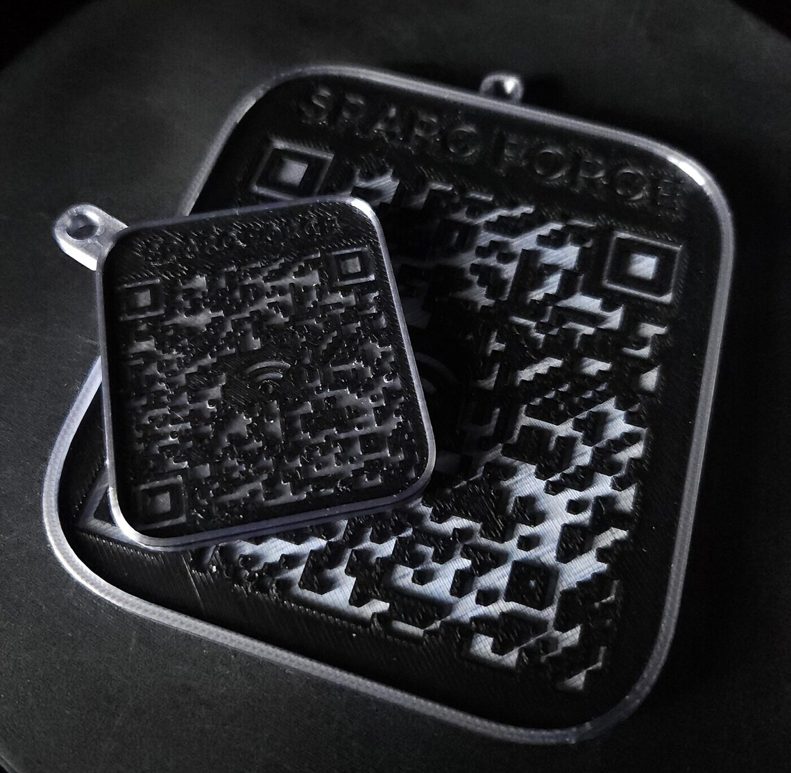 Qr Tag With Embedded Nfc Scan Tag - Etsy