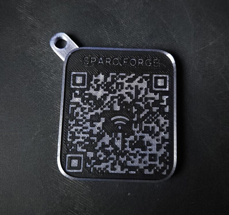 Qr Tag With Embedded Nfc Scan Tag - Etsy