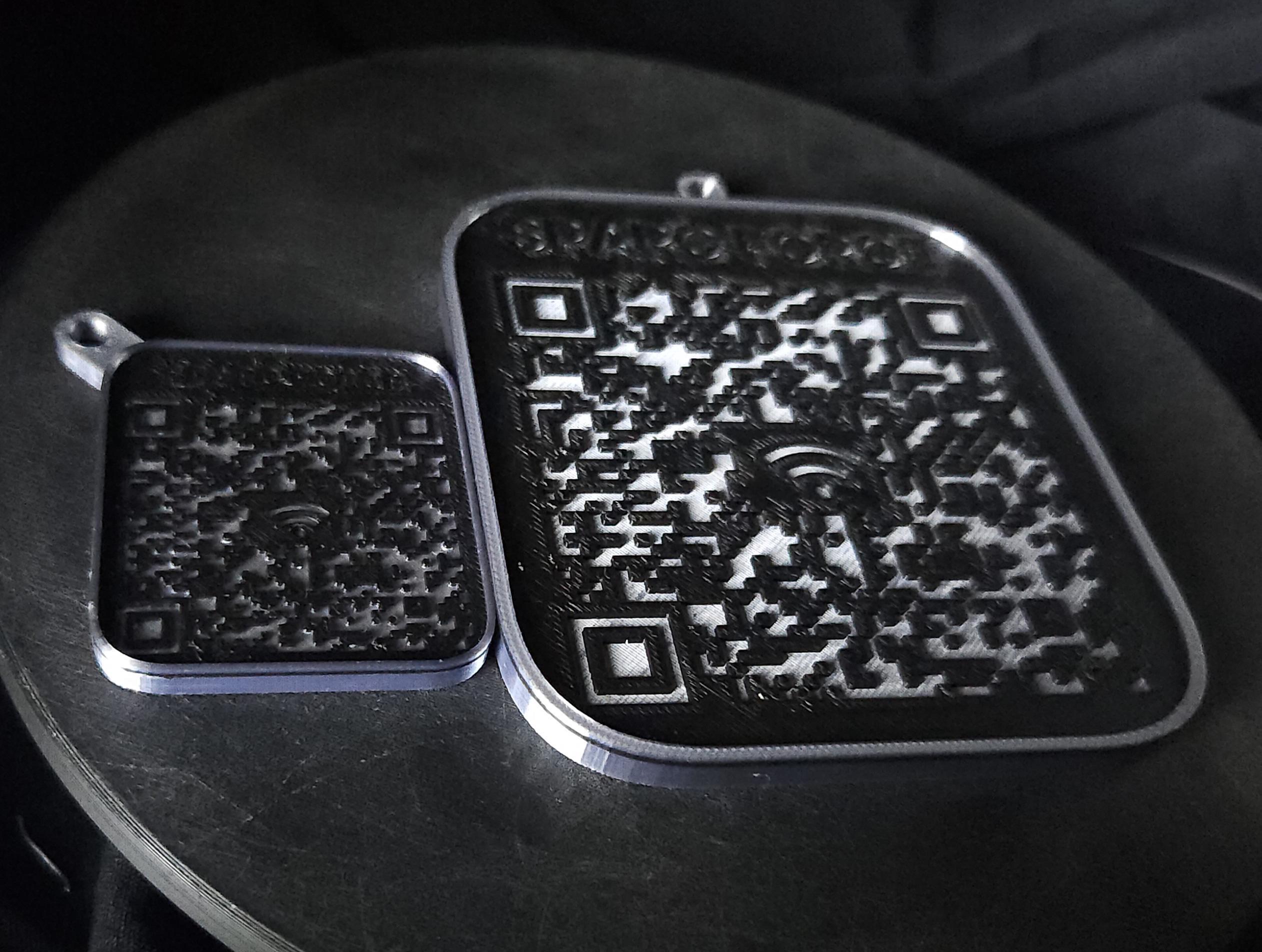 Qr Tag With Embedded Nfc Scan Tag - Etsy