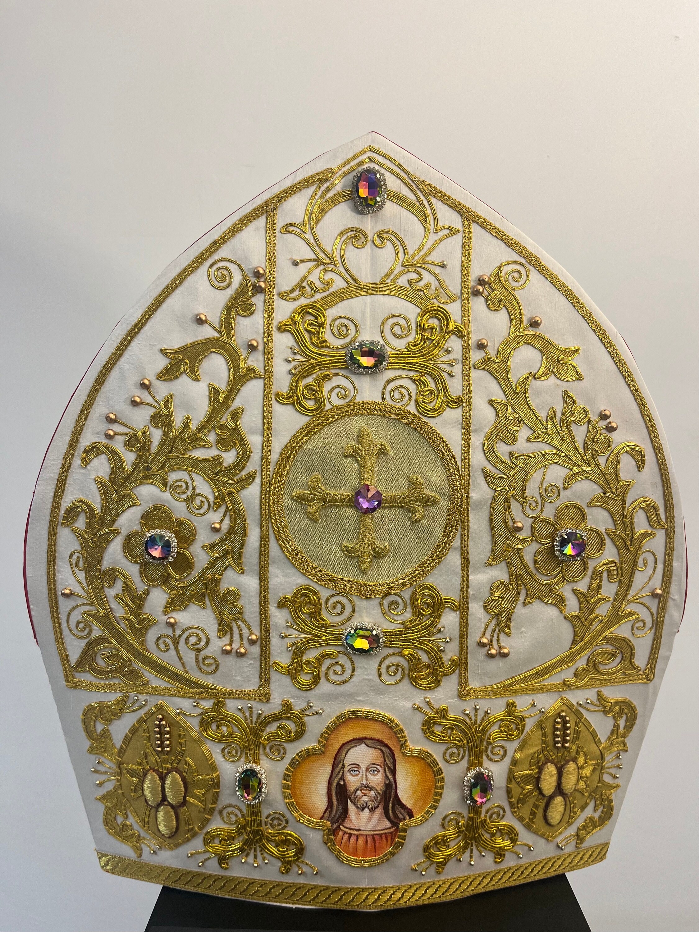Handcrafted Liturgical Bishop's Mitre - Etsy