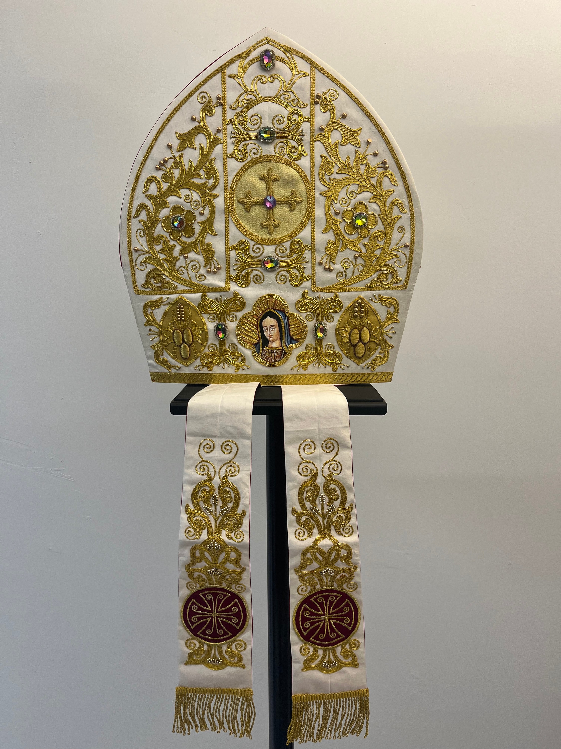 Handcrafted Liturgical Bishop's Mitre - Etsy