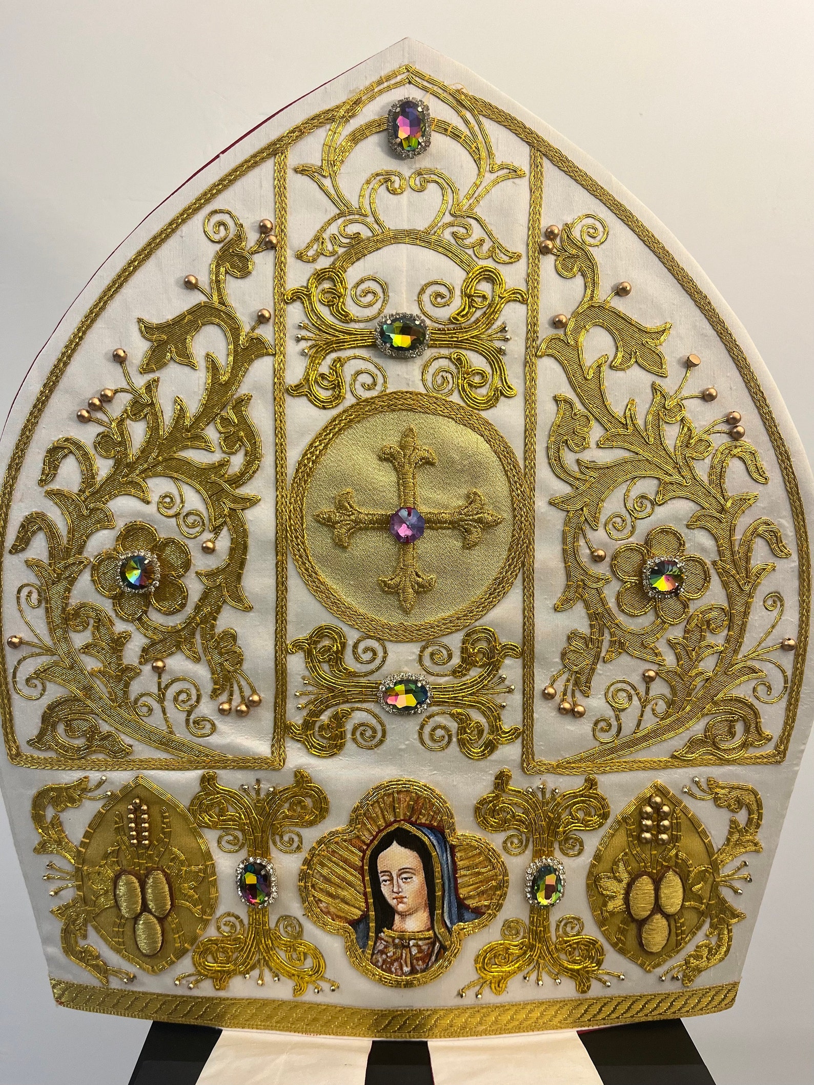 Handcrafted Liturgical Bishop's Mitre - Etsy
