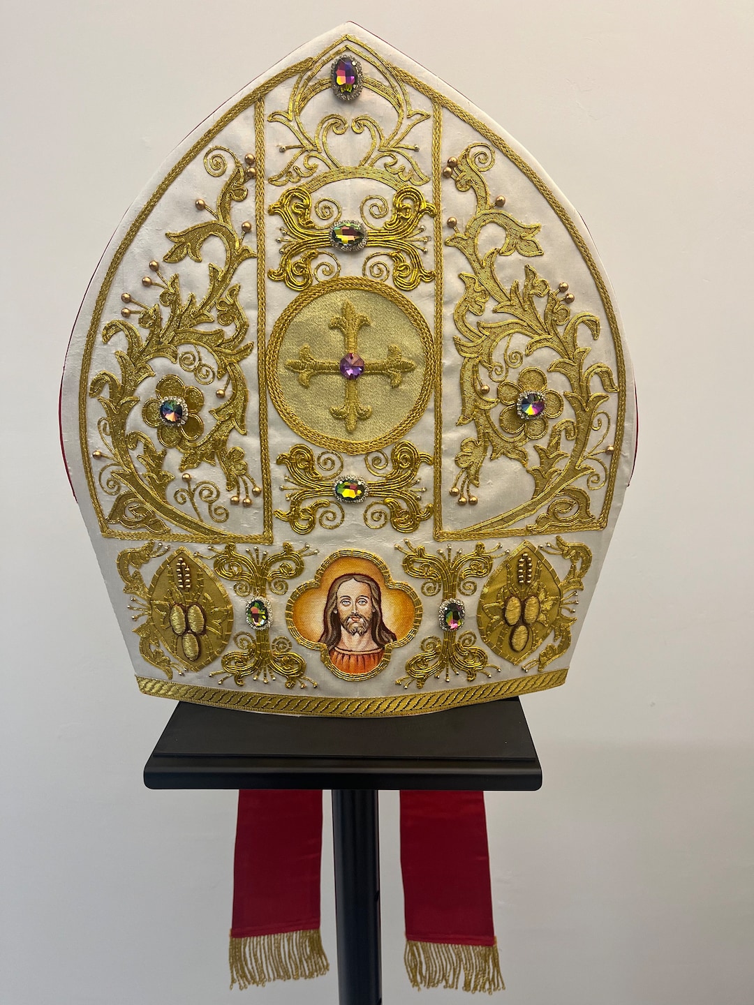 Handcrafted Liturgical Bishop's Mitre - Etsy