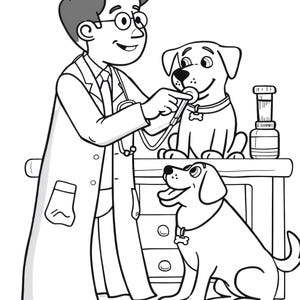 Adventure Jobs Coloring Pages for Kids Ages 6-8 | 5 Exciting Careers ...