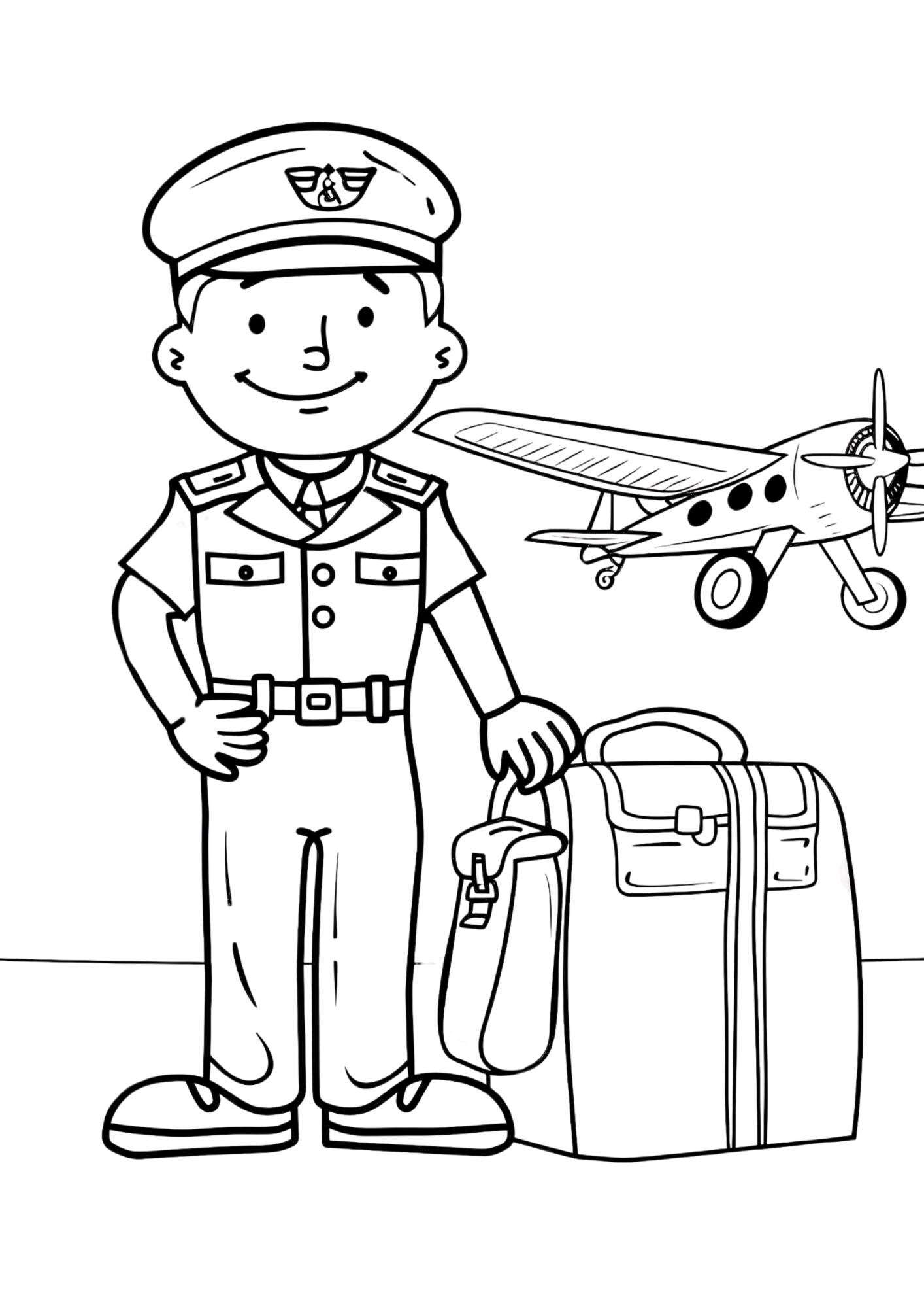 Adventure Jobs Coloring Pages for Kids Ages 6-8 | 5 Exciting Careers ...