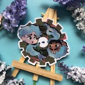 Arcane Inspired Jayce and Viktor Stickers | League of Legends Jayvik ...