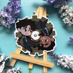 Arcane Inspired Jayce and Viktor Stickers | League of Legends Jayvik ...