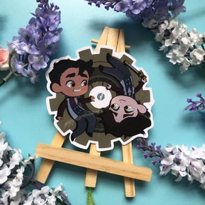 Arcane Inspired Jayce and Viktor Stickers | League of Legends Jayvik ...