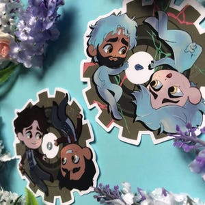 Arcane Inspired Jayce and Viktor Stickers | League of Legends Jayvik ...