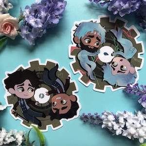Arcane Inspired Jayce and Viktor Stickers | League of Legends Jayvik ...