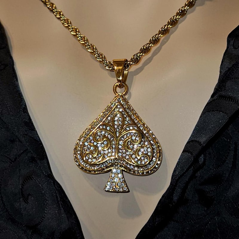 Spade Necklace - Etsy