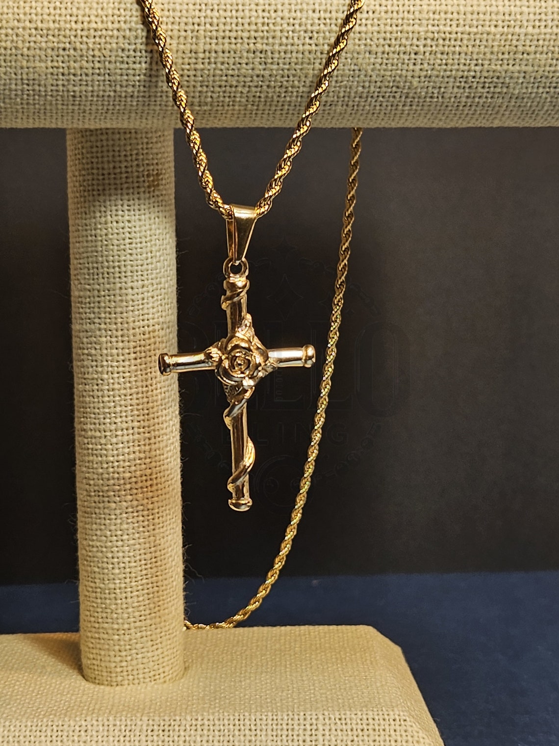 Holy Christian Gold Cross Necklace, Cross Pendant, Minimalist Cross ...