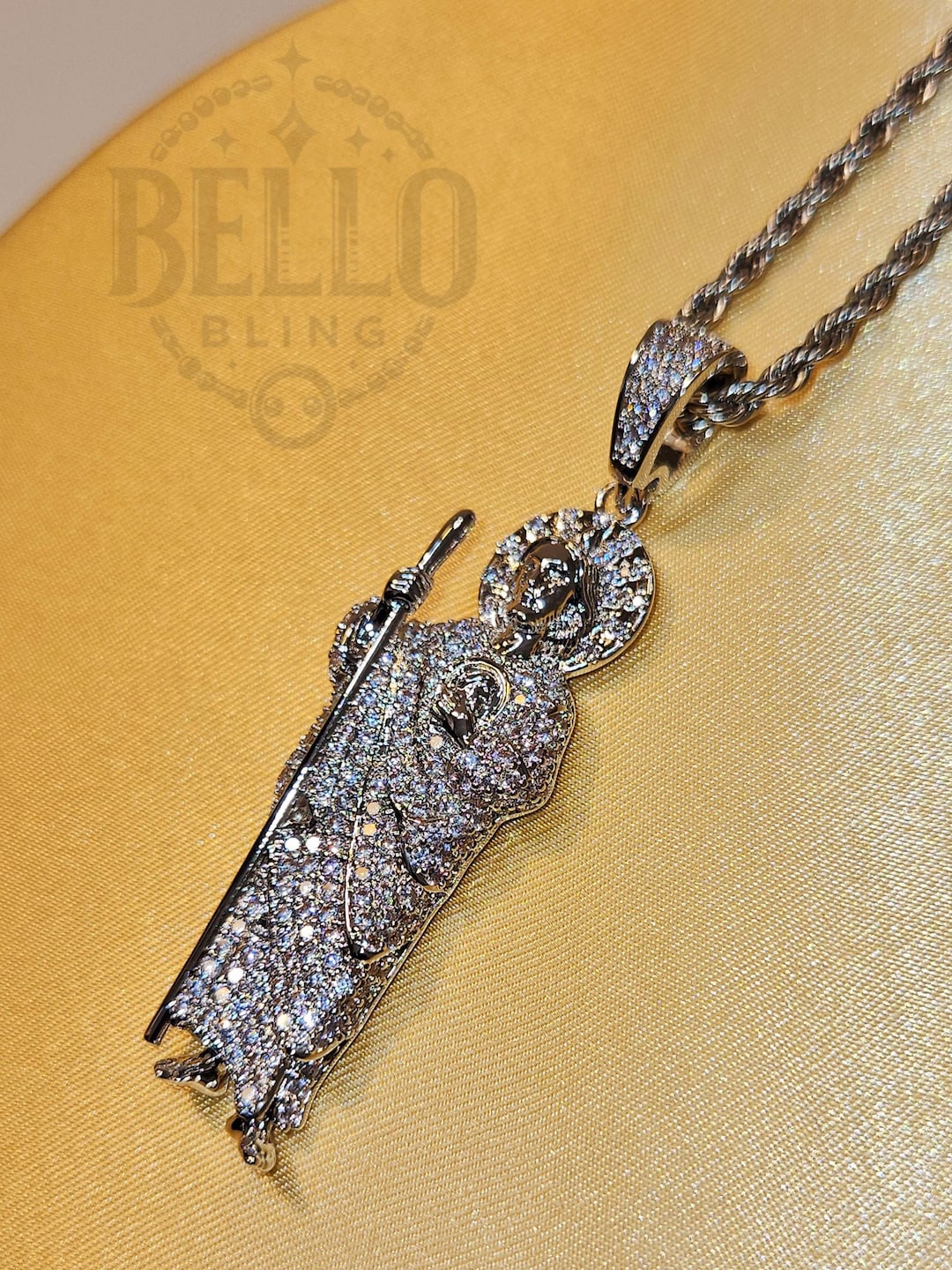 San Judas Tadeo Pendant - Religious Amulet, Spiritual Religious ...