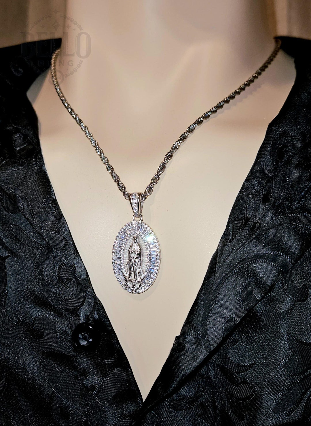Blessed Virgin Mary Pendant – Catholic Jewelry, Gift for Her ...