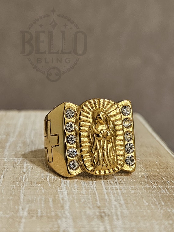 Gold catholic rings store