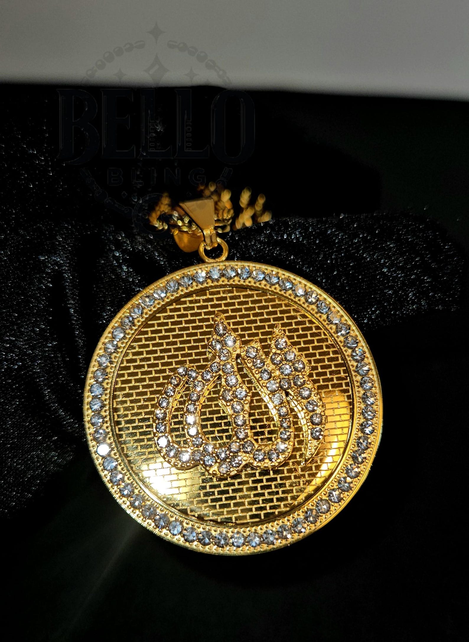 Allah Pendants Collection - Gold-finish Islamic Jewelry, Arabic ...