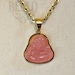 Luxe Lucky Pink Buddha Pendant Necklace - Hypoallergenic Bling ...