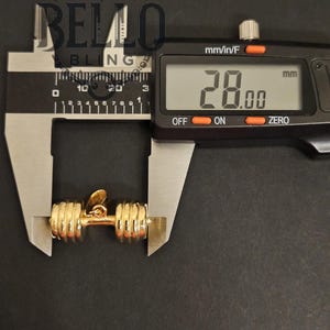 Dumbbell Pendant Necklace, Gold-finish, Gym Style, Lift Life, Fitness ...