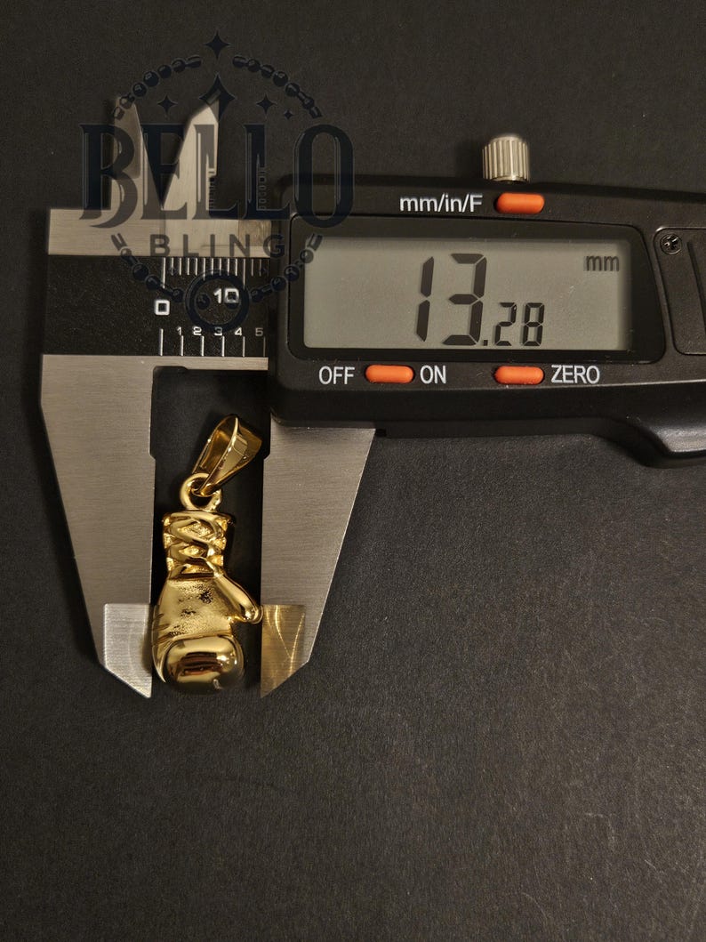 Boxing Glove Pendant, Gold-finish, Fighter's Style, Boxing Drip, Sports ...