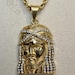 Gold Jesus Pendant Necklace - Religious Jewelry, Stainless Steel ...