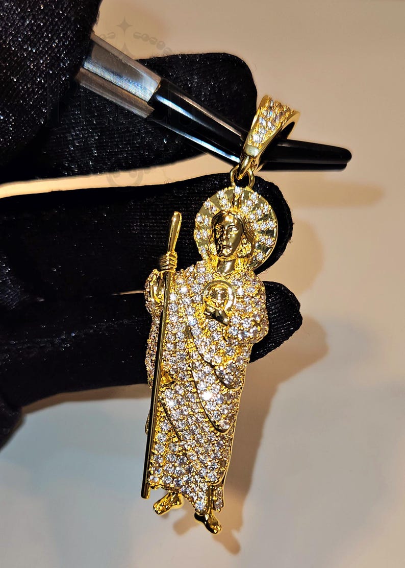 San Judas Tadeo Pendant - Religious Amulet, Spiritual Religious ...