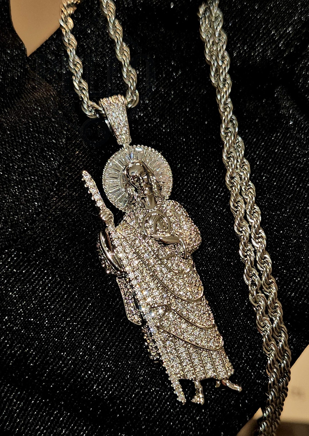 San Judas Tadeo Pendant - Religious Spiritual Religious Christian ...